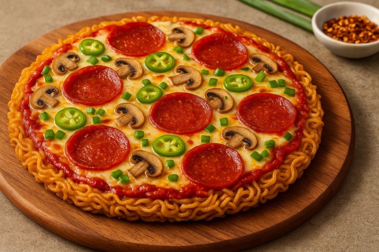 Ramen Crust Pizza: The Bold Fusion You Didn’t Know You Needed ...